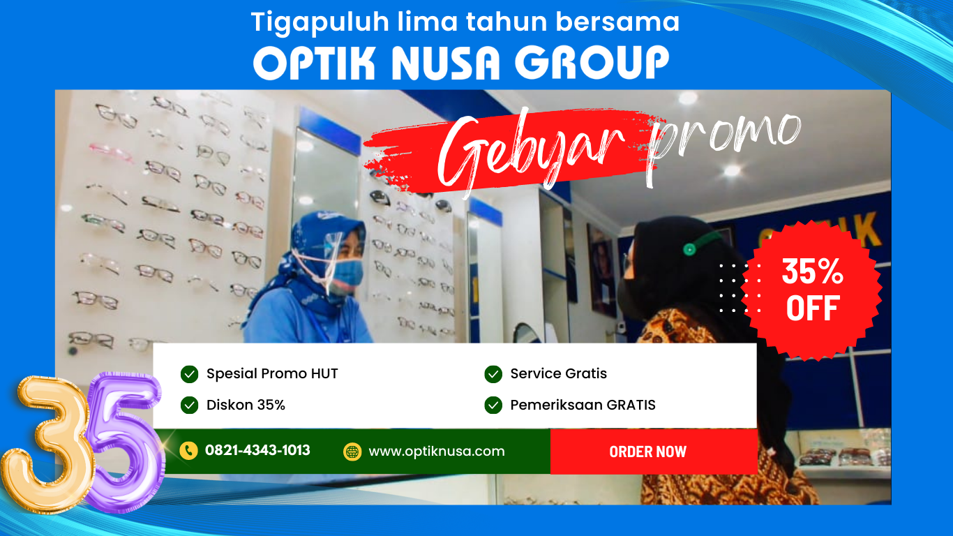 Optik Terlengkap dan Refraksi Terbaik di Jawa Timur - Optik Nusa